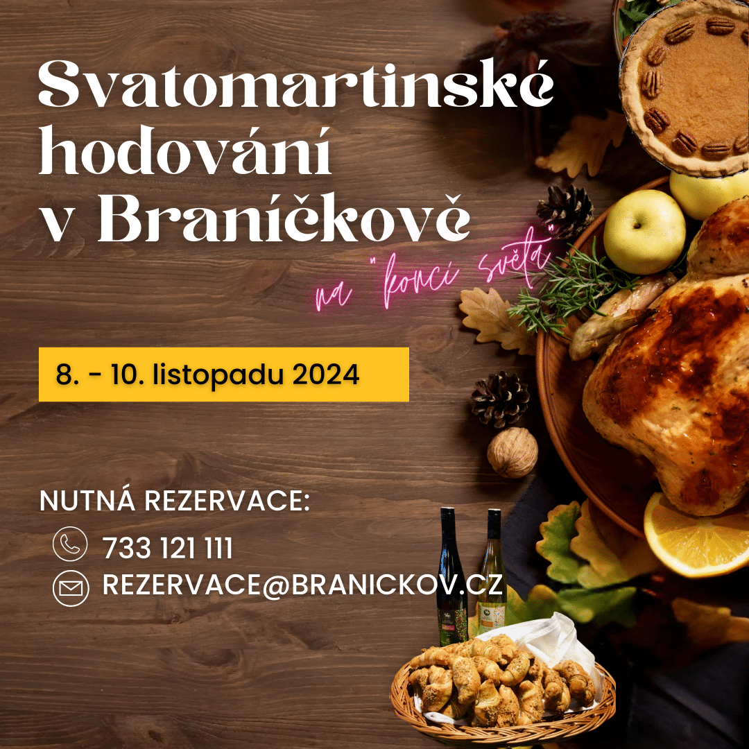 Svatomartinské hody v restauraci v Braníčkově u Velhartic